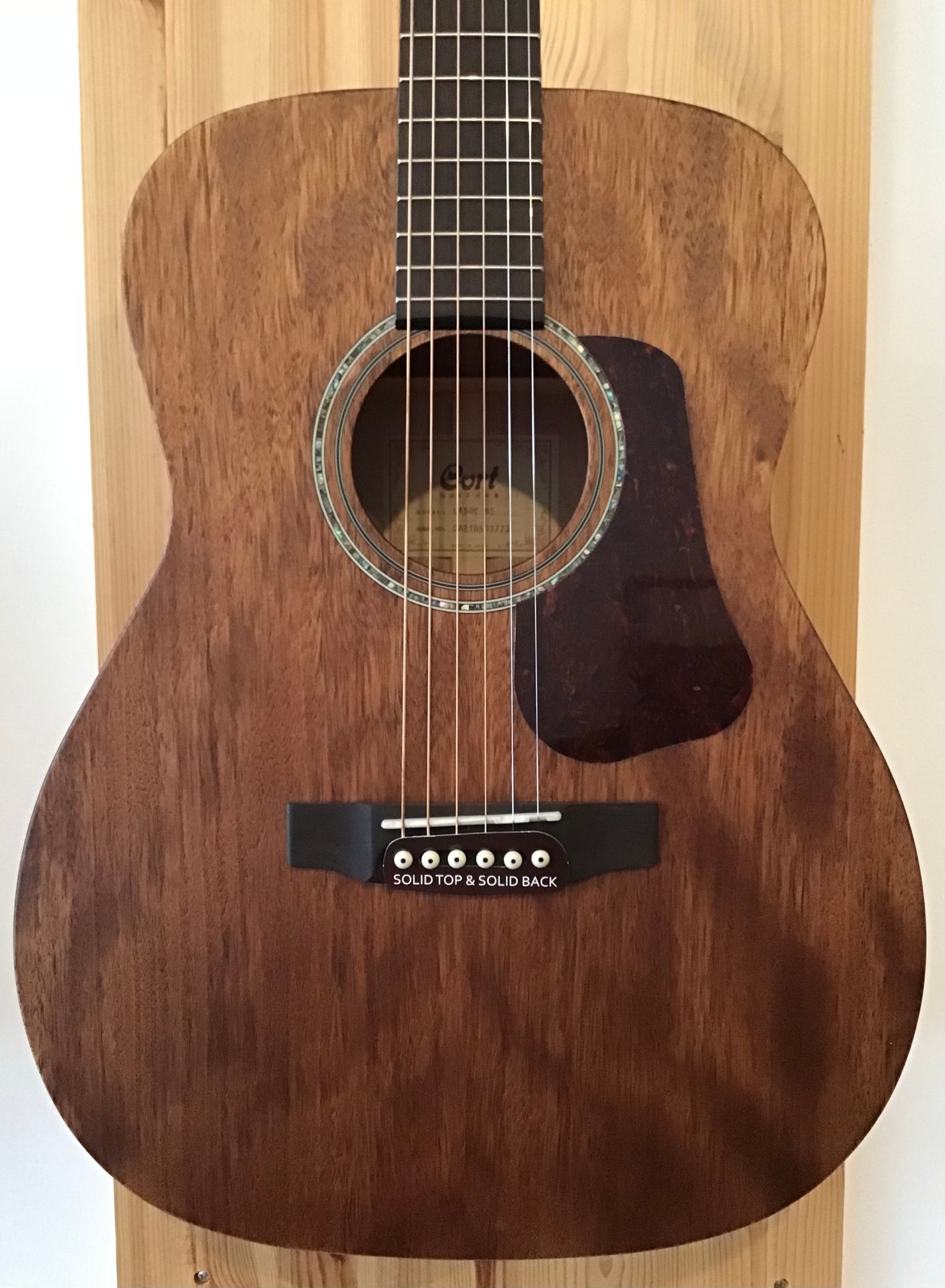 Cort Luce L450 C Natural Satin Mahogany Acoustic – Listers Guitars